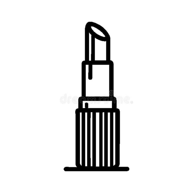 Simple Vector Icon of Lipstick Logo Design Illustration. Stock Vector - Illustration of makeup ...