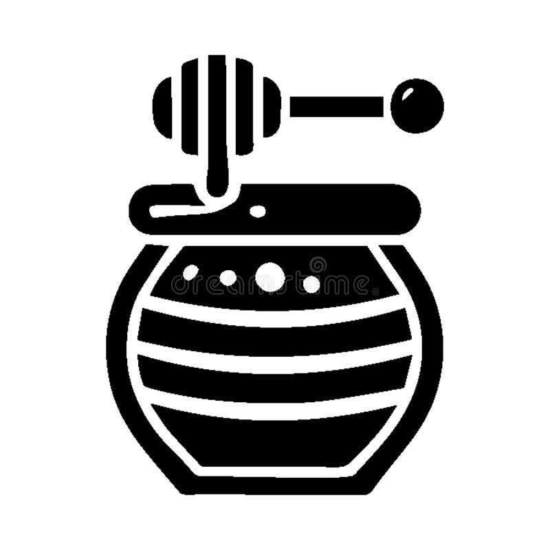 Local Honey Vector Icon for Logo Design. Stock Vector - Illustration of ...
