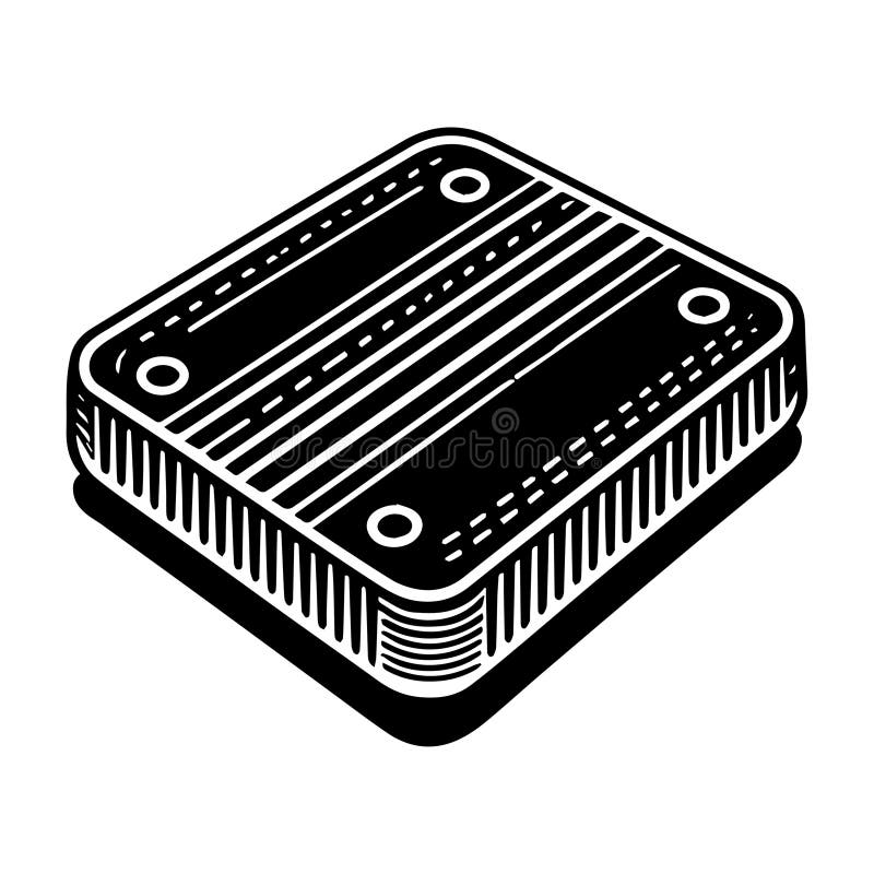 Simple Metal Plate Icon with Weld Seams Logo Illustration Design. Stock ...