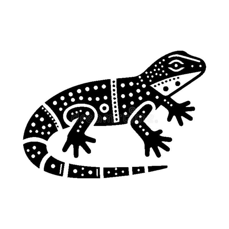 Lizard Logo.Totem Design. Vector Illustration Stock Vector ...