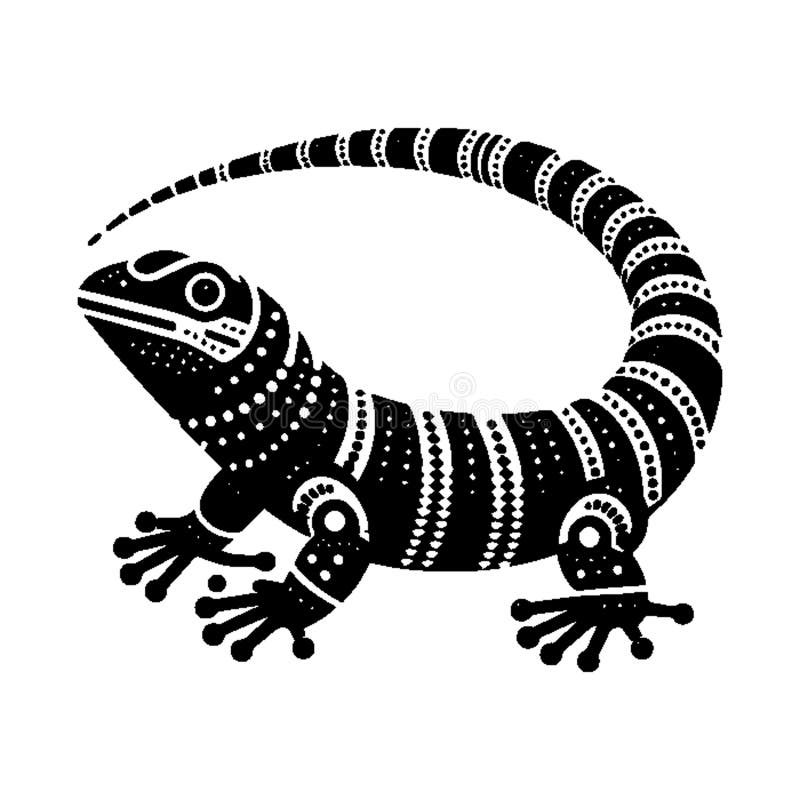 Lizard Logo.Totem Design. Vector Illustration Stock Vector ...