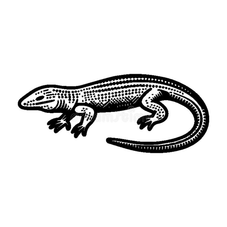 Simple Vector Icon of Mexican Beaded Lizard Logo. Stock Vector ...