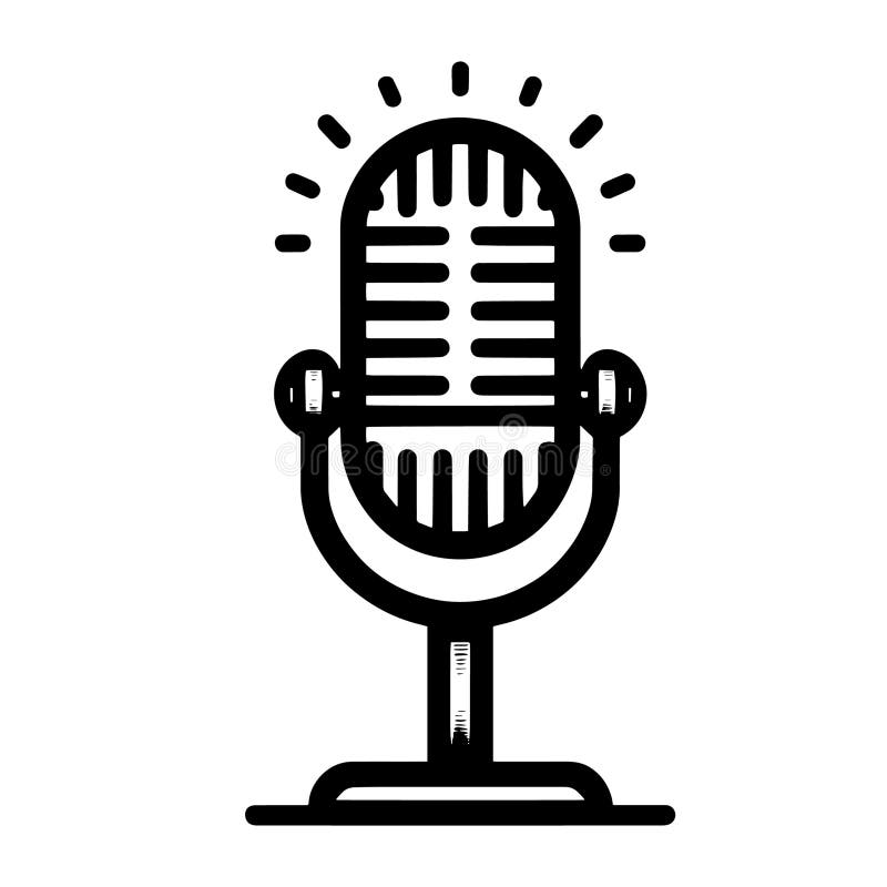 Microphone Vector Logo Stock Illustrations – 39,410 Microphone Vector ...