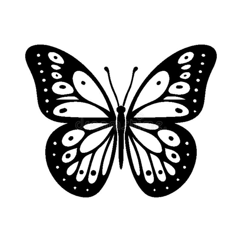 Morpho Butterfly Vector Icon for Logo Design Illustration. Stock Vector ...