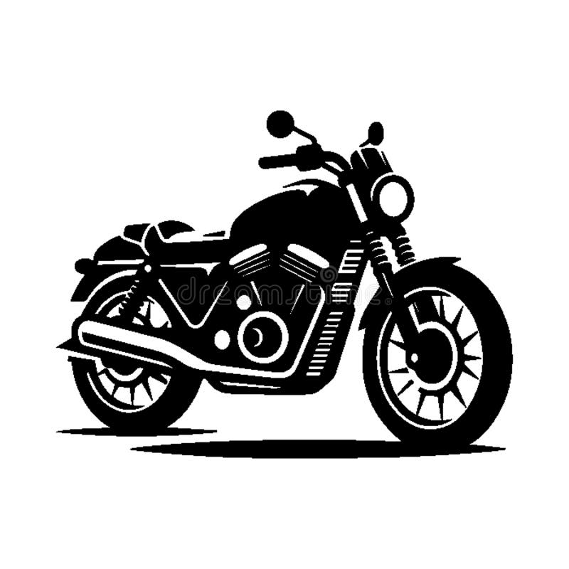 Simple Vector Motorcycles Logo Design Illustration Icon. Stock Vector ...