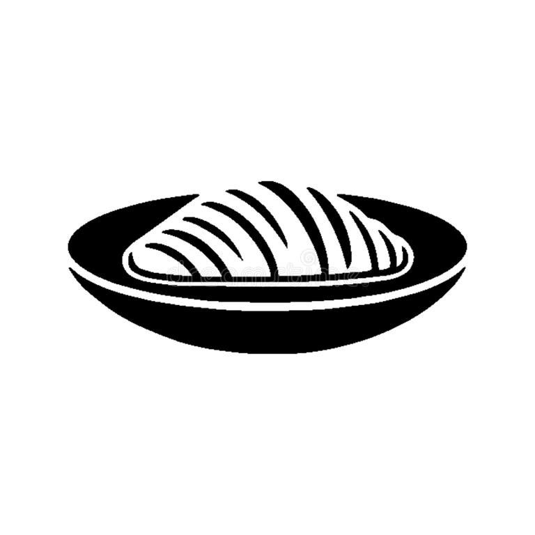 Simple Vector Icon of Multicultural Dishes Logo Design. Stock Vector ...