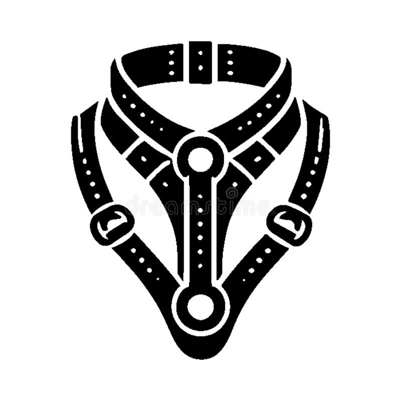 Simple Vector Icon of Neck Braces Logo Illustration Design. Stock ...