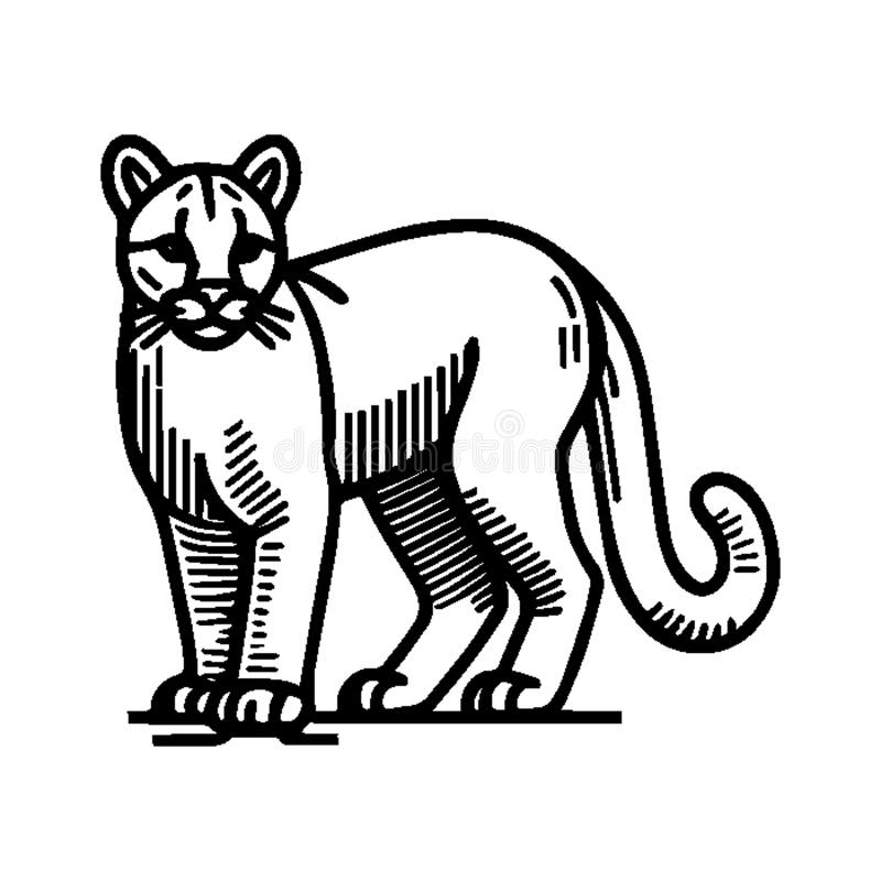 Patagonian Puma Logo Illustration Stock Illustrations – 5 Patagonian ...