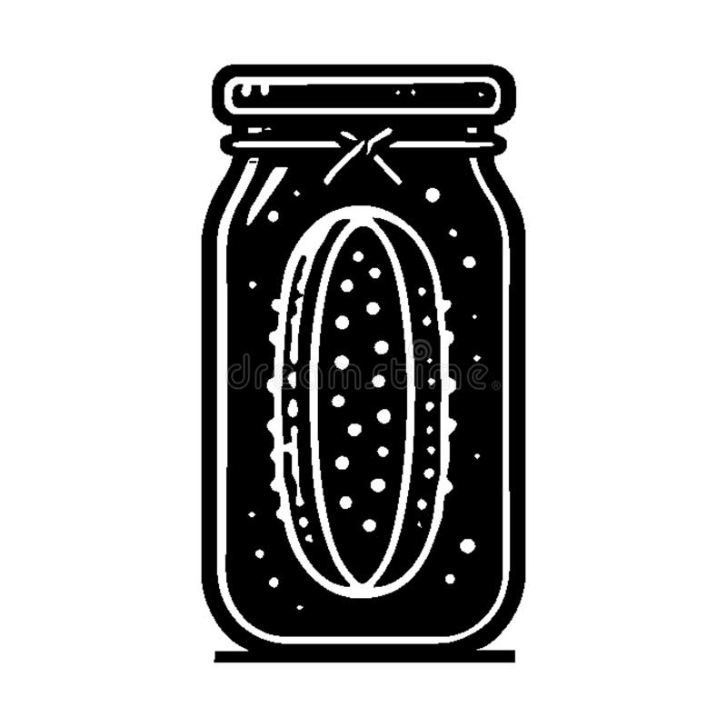 Pickled Vegetables Vector Icon Logo Illustration. Stock Vector ...