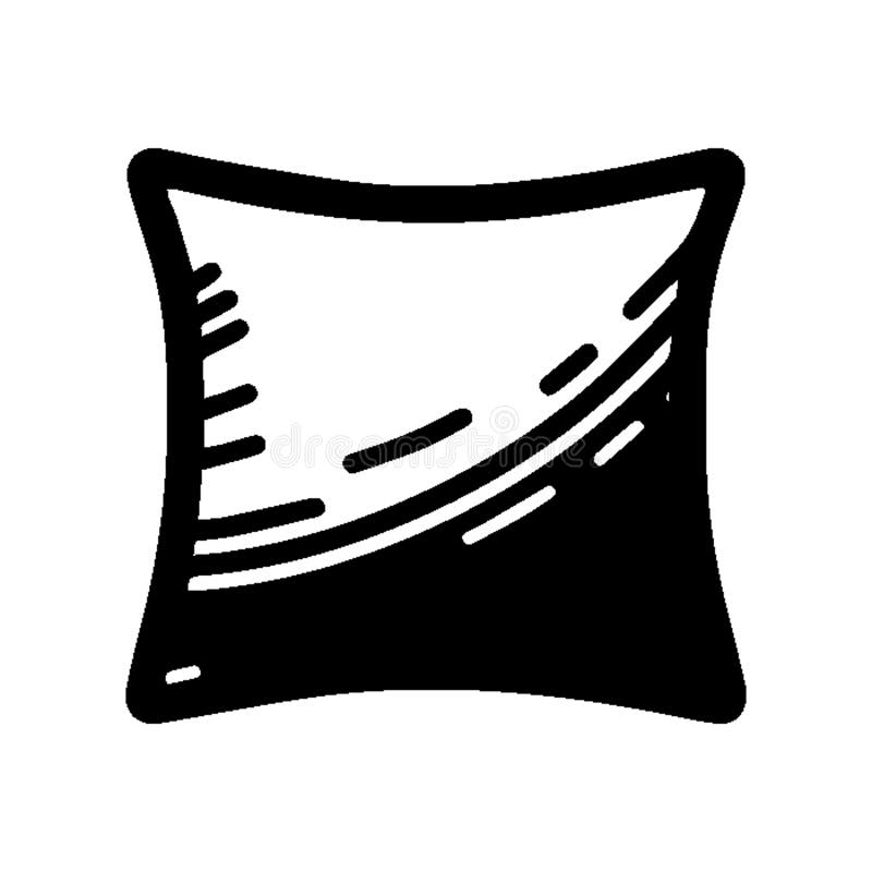 Pillows or Cushions Vector Icon Logo Design Illustration. Stock Vector ...