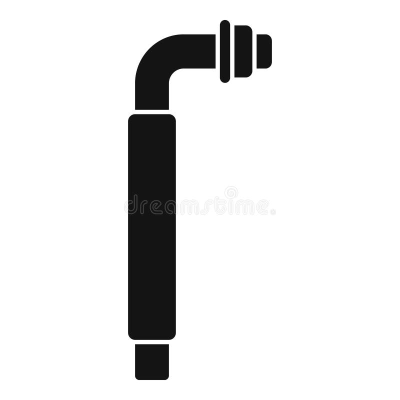 Black Pipe Icon, Plumbing Service Logo Concept Stock Vector ...