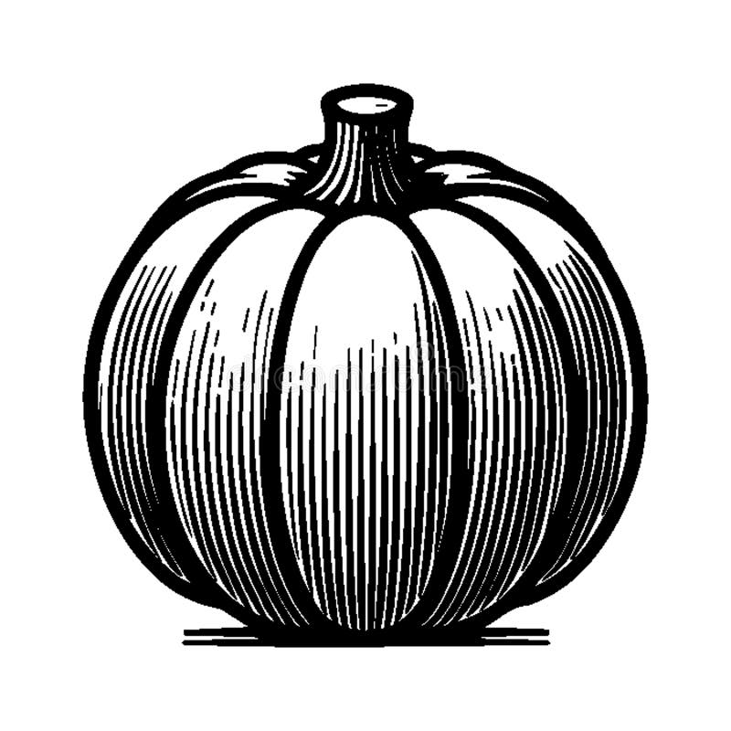 Simple Vector Icon Pumpkin Logo Design Illustration. Stock Vector ...