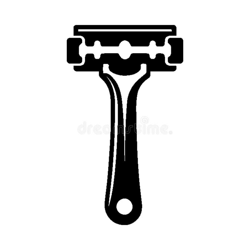 Simple Vector Icon of Razors Logo Design Illustration. Stock Vector ...