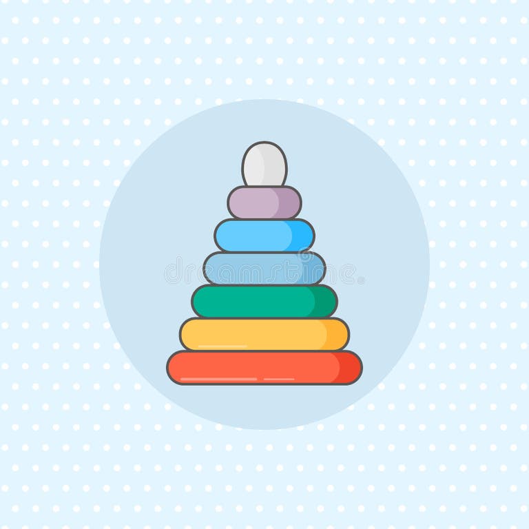 Rainbow Stacker Stock Illustrations – 147 Rainbow Stacker Stock ...