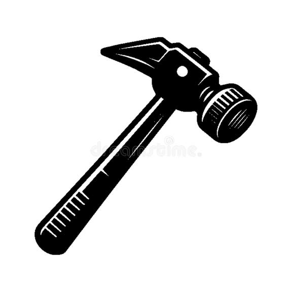Simple Vector Icon of Rock Hammers Logo Illustration Design. Stock ...