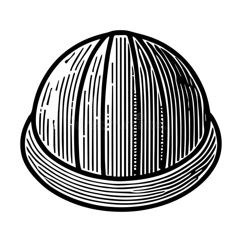 Simple Vector Icon of Safety Helmet Logo Design Illustration. Stock ...