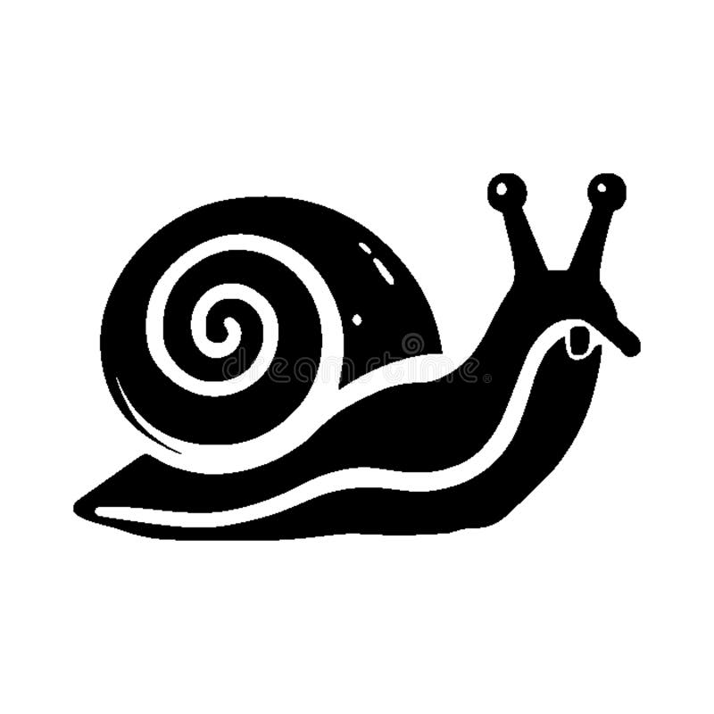 Simple Vector Sea Snail Logo Design Illustration. Stock Vector ...
