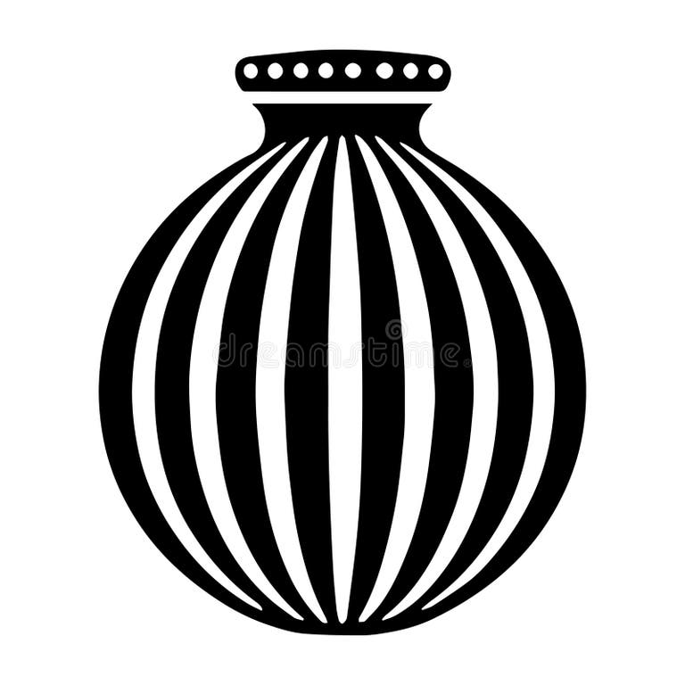 Simple Vector Icon of Shekere Illustration. Stock Vector - Illustration ...