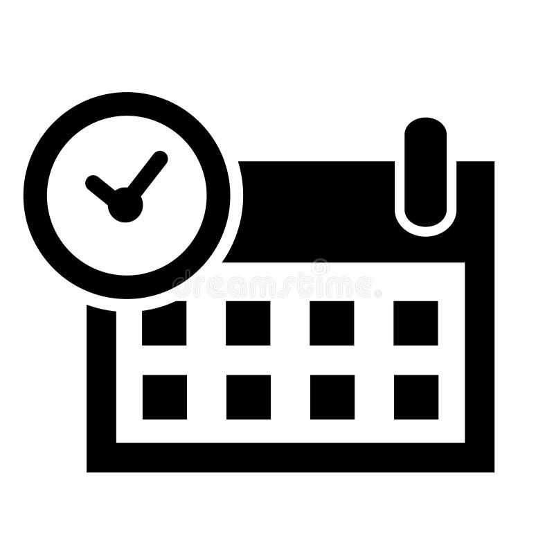 Event Date Time Location Icon White Stock Illustrations – 242 Event ...