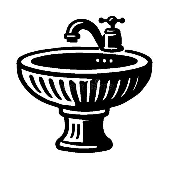 Simple Vector Icon of Sinks Logo Design Illustration. Stock Vector ...