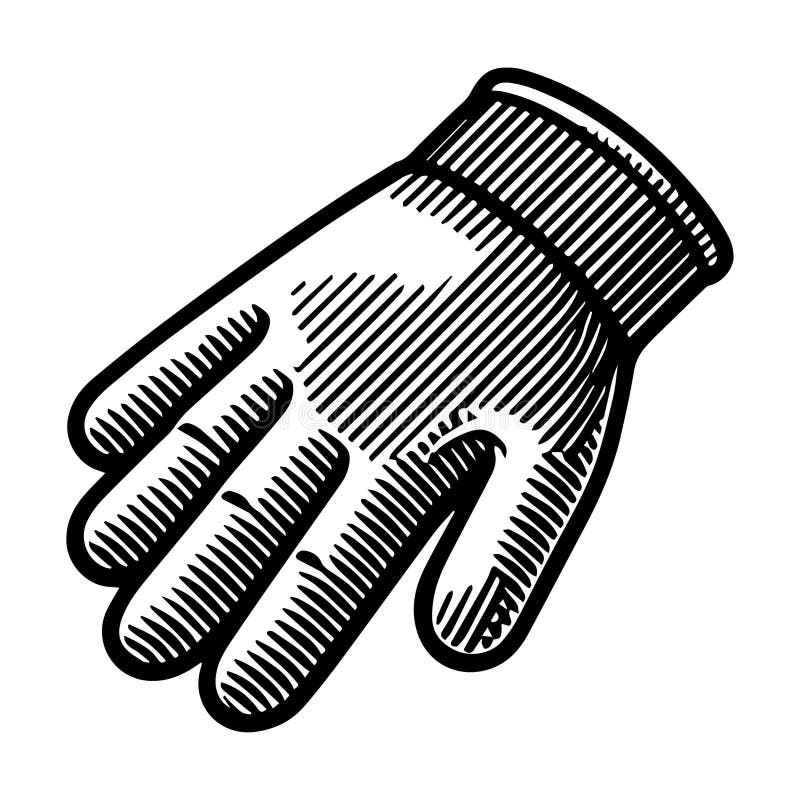 Simple Slide Gloves Vector Icon Illustration for Logo Design Use. Stock ...