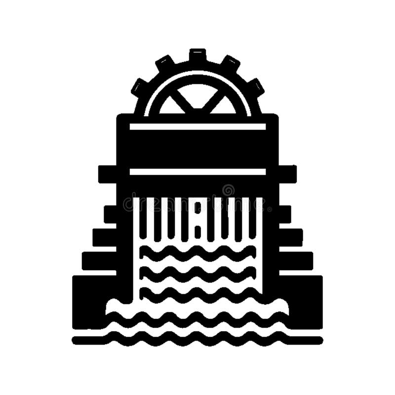 Sluice Box Simple Vector Icon Logo Design Illustration. Stock Vector ...