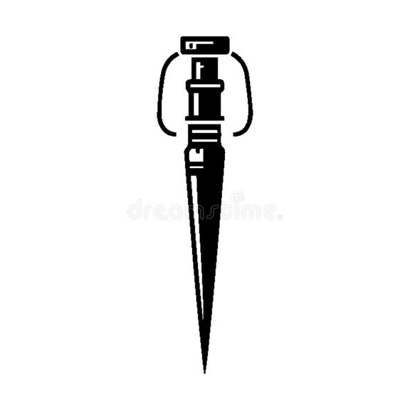 Simple Vector Icon of Soil Probes Logo Illustration Design. Stock ...