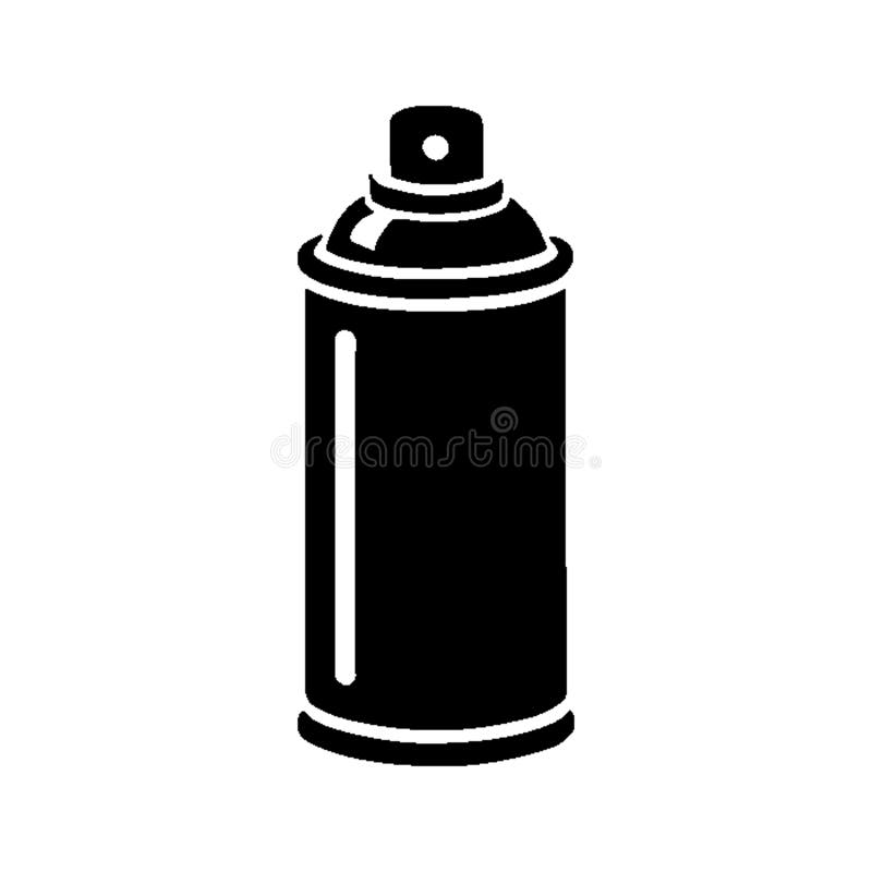 Simple Vector Spray Paint Icon Logo Design Illustration. Stock Vector ...