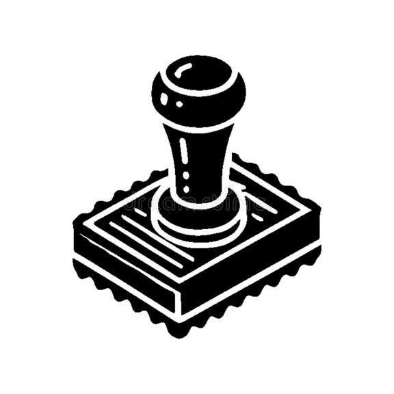 Simple Vector Icon of a Stamps â€ Logo Design Illustration. Stock ...