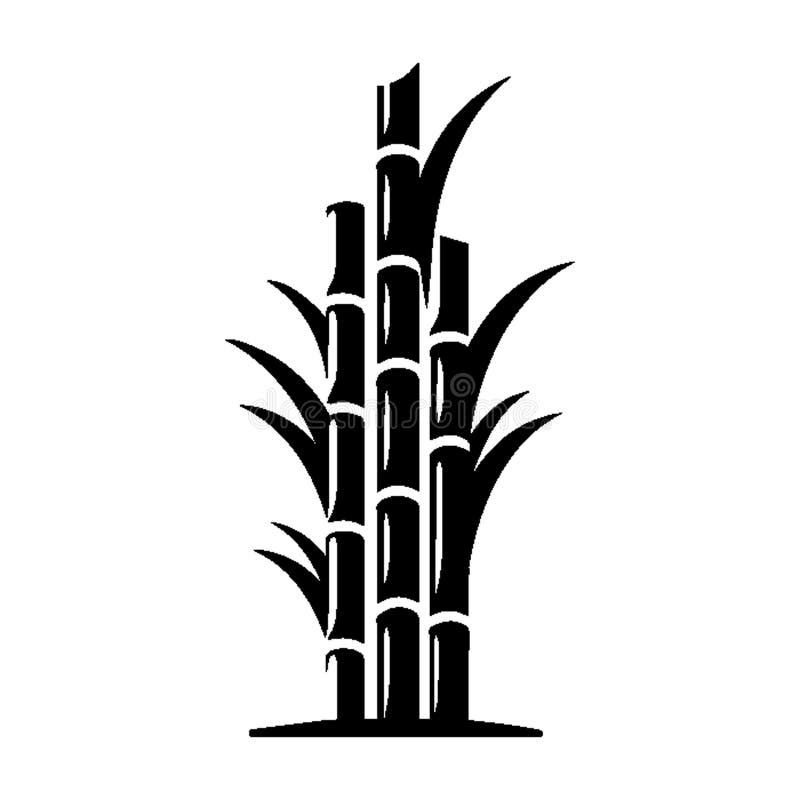 Simple Vector Icon of Sugarcane Logo Illustration. Stock Vector - Illustration of sweetener ...