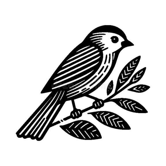 Simple Vector Icon Tanager Logo Illustration Design. Stock Vector ...