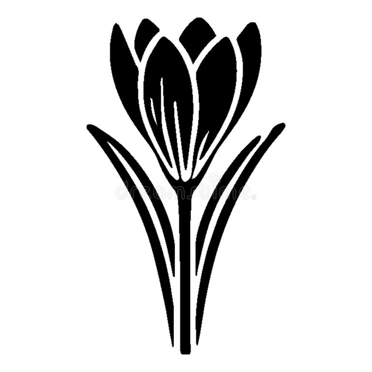 Simple Vector Icon Teutoburg Sand Crocus Logo Design Illustration ...