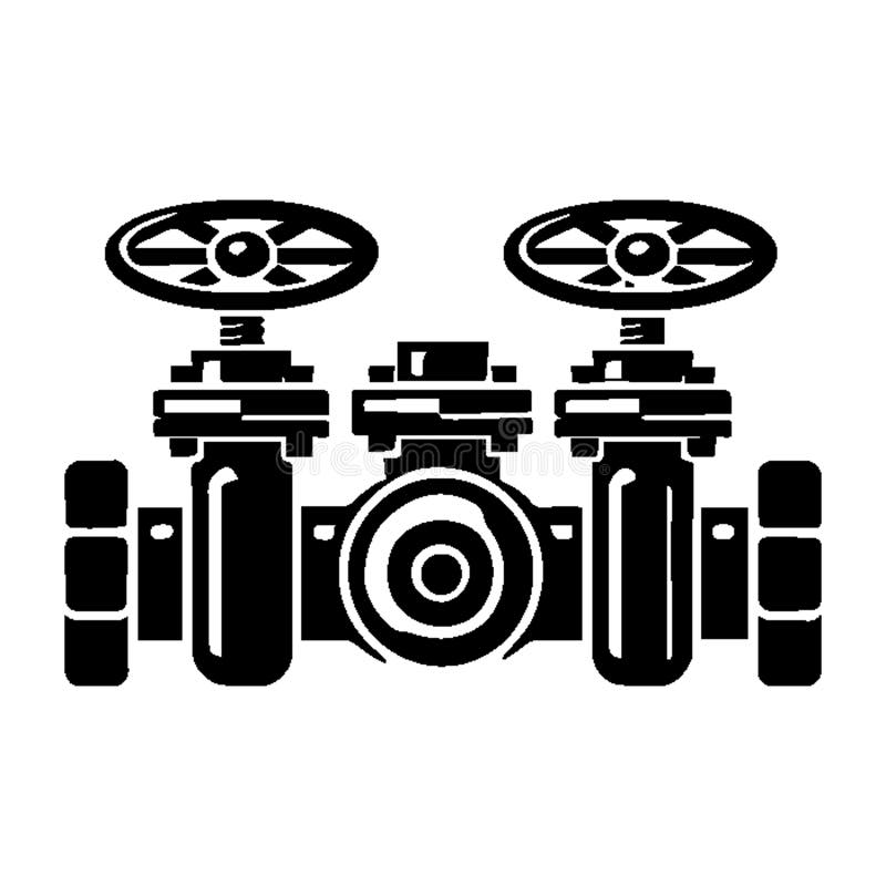 Simple Vector Icon Valves Logo Design Illustration. Stock Vector ...