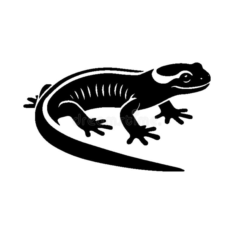 Simple Vector Venezuelan Salamander Icon Logo Design Illustration ...