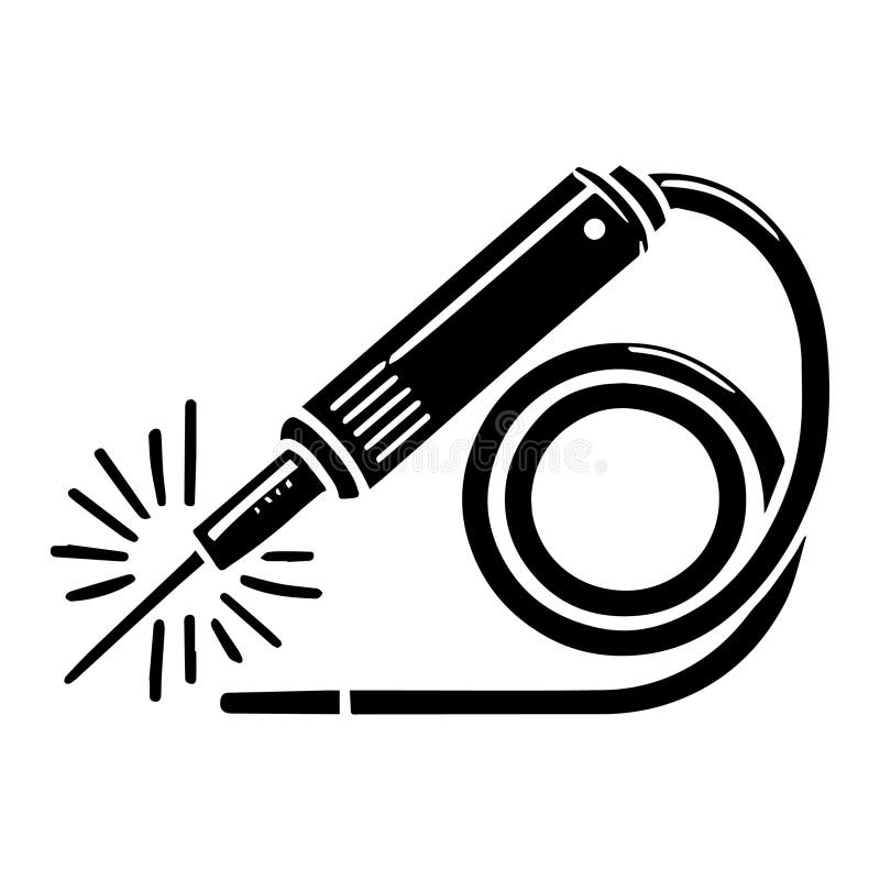 Simple Welding Rods Icon with Logo and Illustration Design. Stock ...