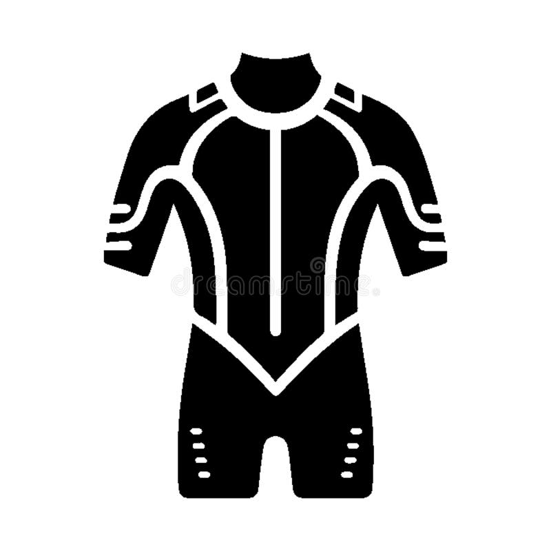 Simple Vector Icon of a Wetsuit or Drysuit â€ Logo Design Illustration ...