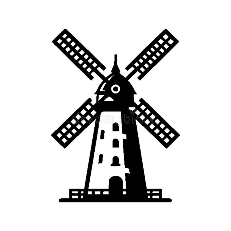 Windmill Logo Template Vector. Building Logo Template Stock ...