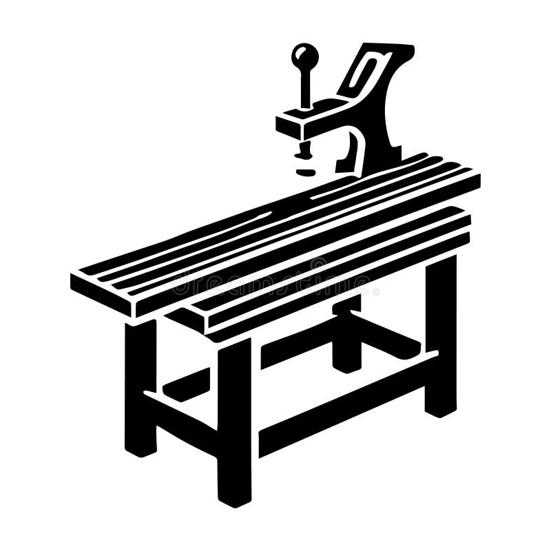 Simple Vector Icon of Woodworking Logo Design Illustration. Stock ...