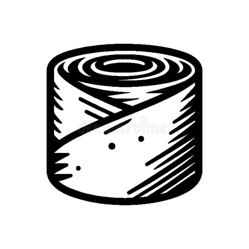 Simple Vector Icon Wrap Logo Illustration. Stock Vector - Illustration ...