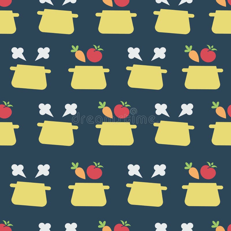 Simple Vector Illustration with Ability To Change. Seamless Pattern ...