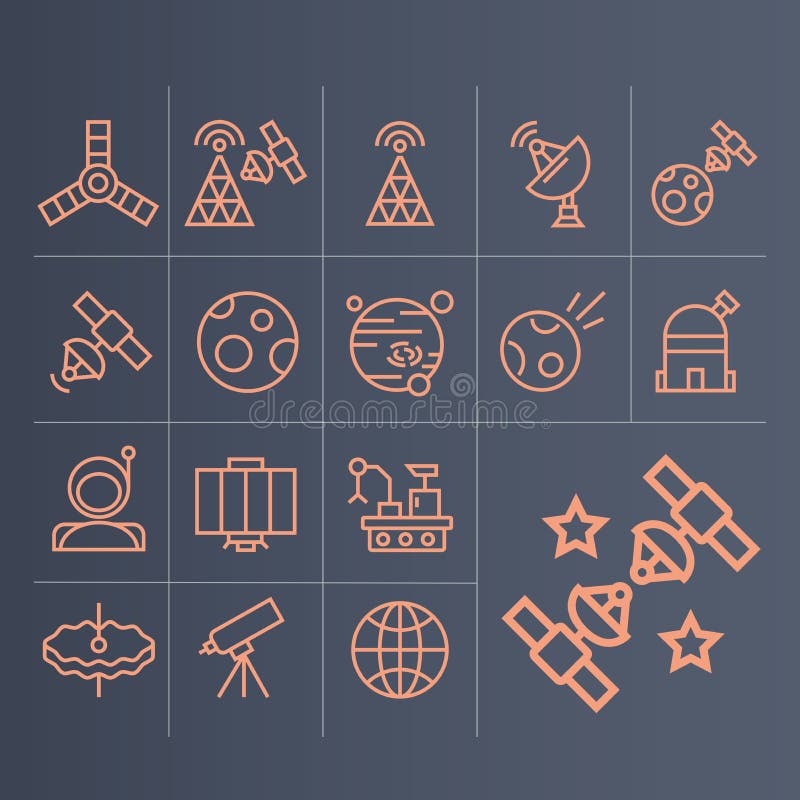 Simple Vector Illustration with Ability To Change. Simple Linear Space ...