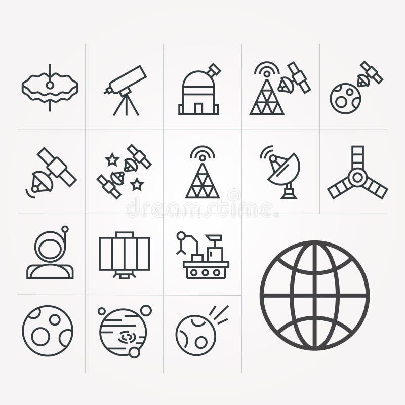 Simple Vector Illustration with Ability To Change. Simple Space Icons ... Simple Vector Illustration with Ability To Change. Simple Space Icons ...