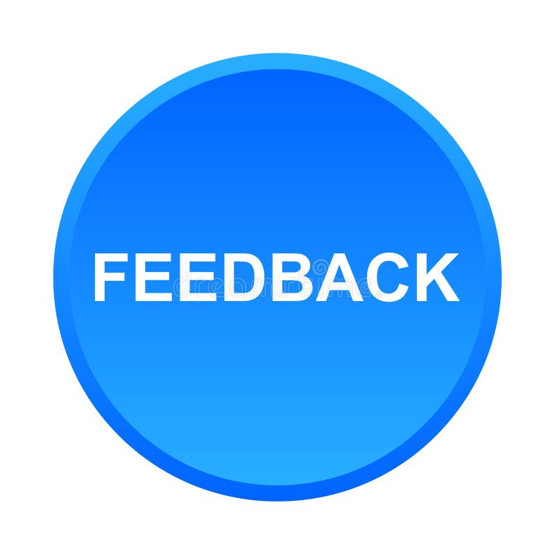 Feedback button stock vector. Illustration of details - 131249968