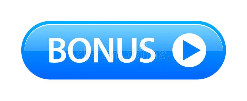 Bonus button stock vector. Illustration of advertising - 179060688
