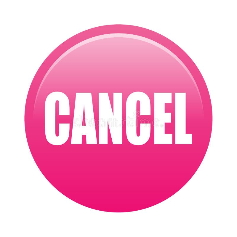 Cancel button stock vector. Illustration of glossy, cancel - 220604287