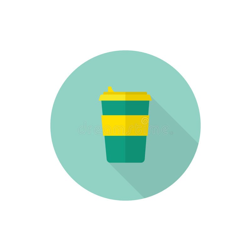 Simple Vector Illustration: Coffee Cup Stock Vector - Illustration of ...