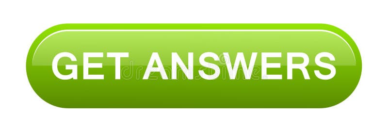 Get answers button stock vector. Illustration of icon - 126164041