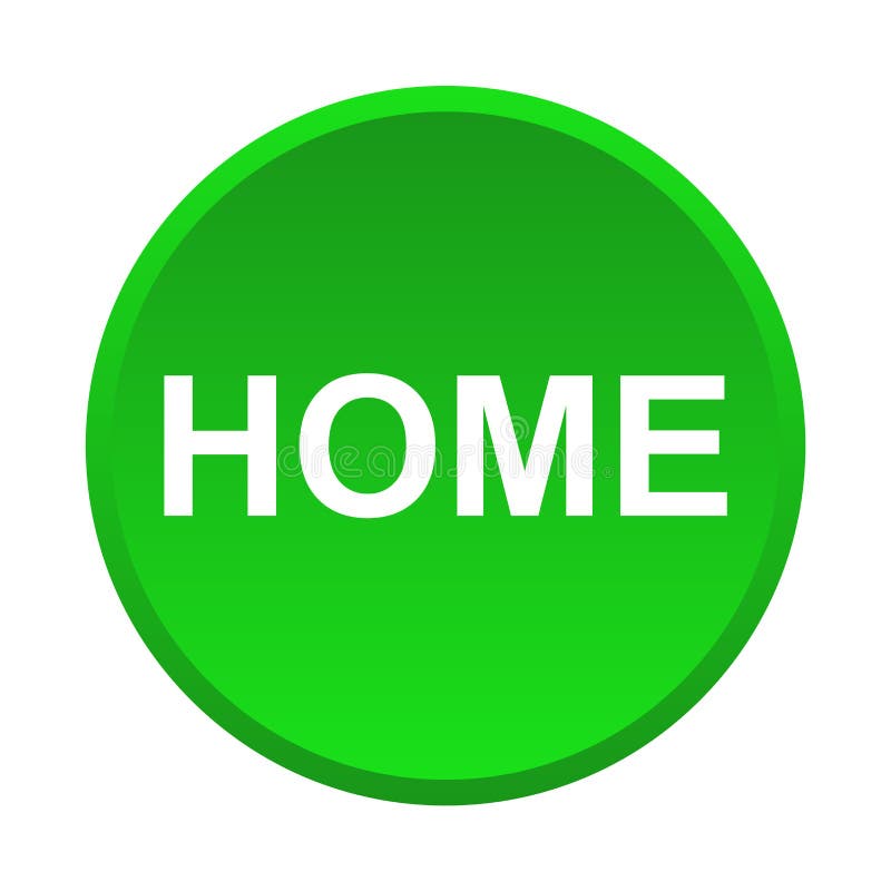 Home button stock vector. Illustration of business, buttons - 131069262