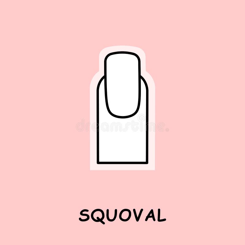 Squoval Nail Stock Illustrations – 163 Squoval Nail Stock Illustrations ...
