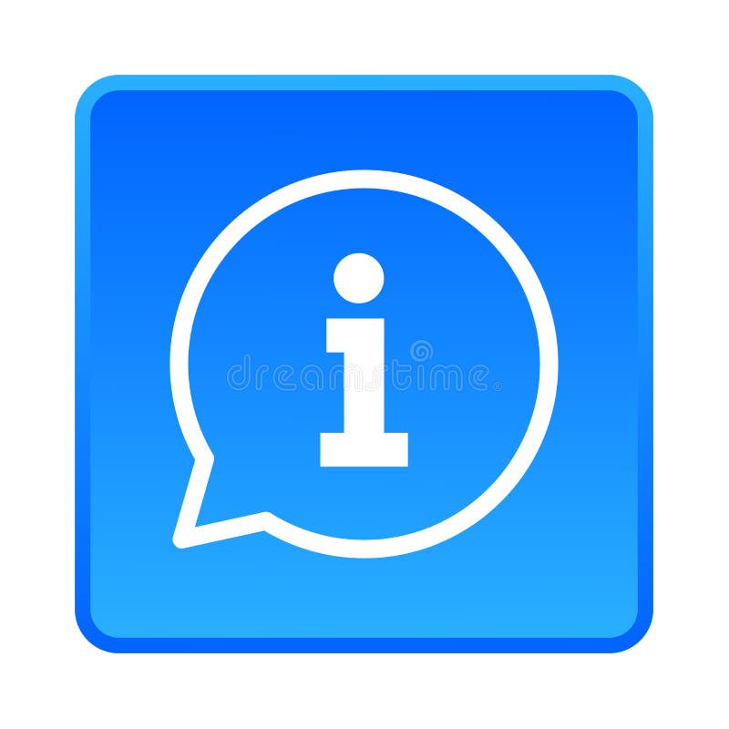 Info icon symbol button stock illustration. Illustration of care ...
